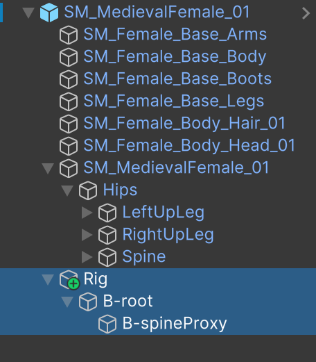 Spine Proxy - Mixing 3D Animations in Unity