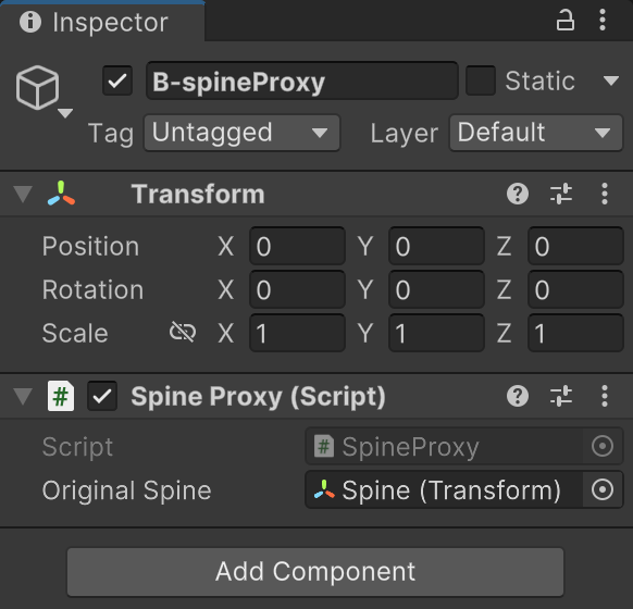 Spine Proxy - Mixing 3D Animations in Unity